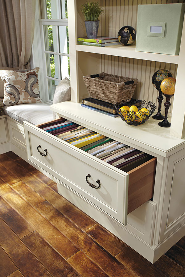 Office Cabinets in Painted Maple - MasterBrand