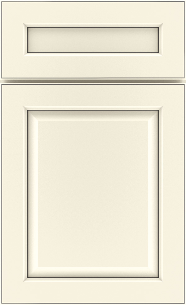 Farrell Painted Coconut with Grey Stone and Maritime Kitchen - MasterBrand