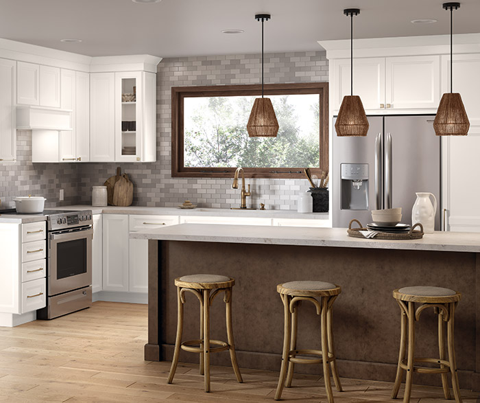 Gray Kitchen with Laminate Cabinets - MasterBrand