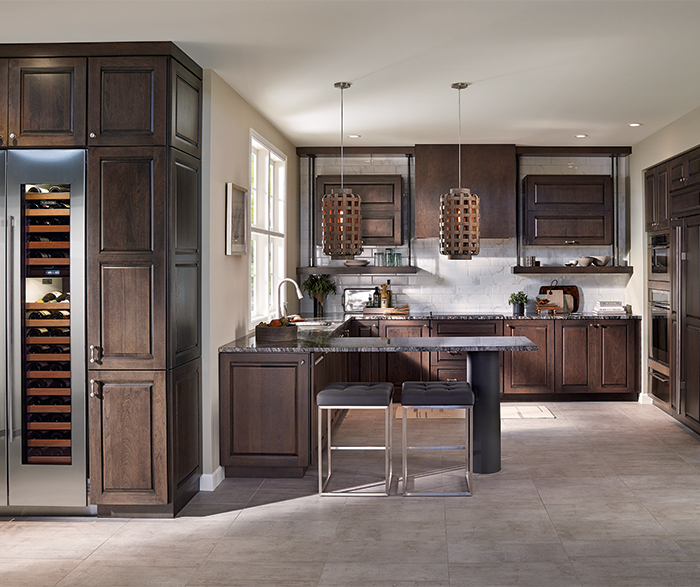 Transitional Kitchen with Cherry Cabinets - MasterBrand