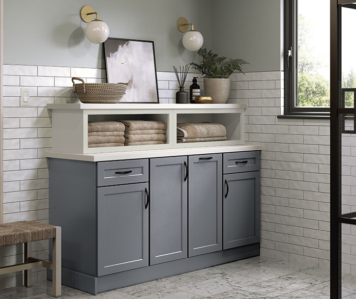 Modern Gray and White Bathroom - MasterBrand