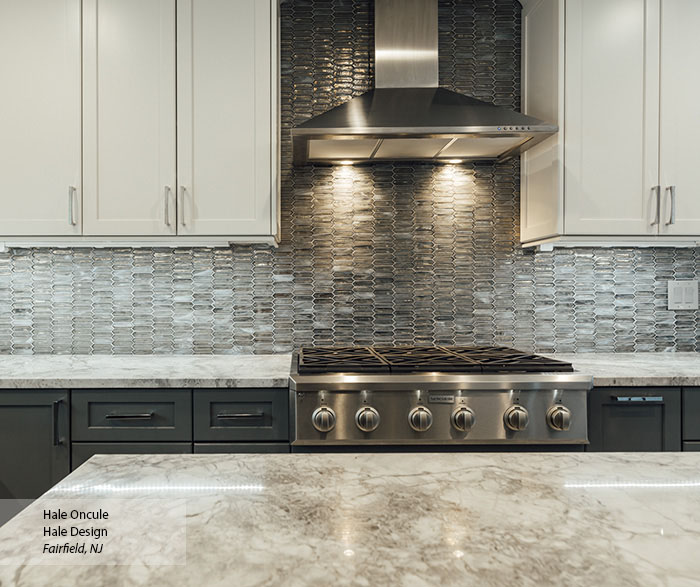 Casual Gray and Off White Maple Kitchen Cabinets - MasterBrand