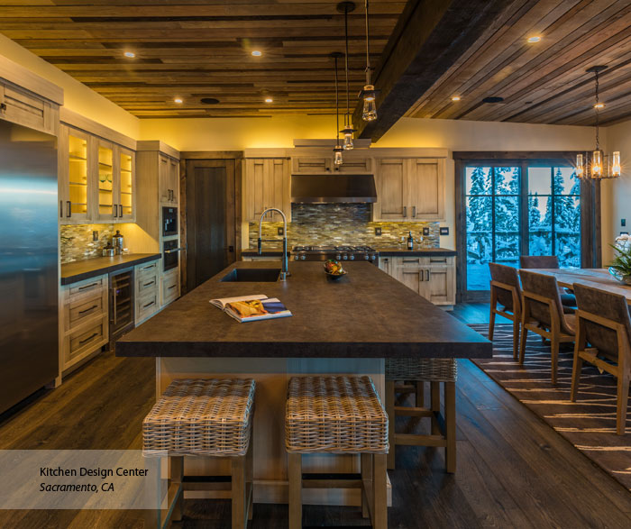 Rustic Inset Kitchen Cabinets - MasterBrand