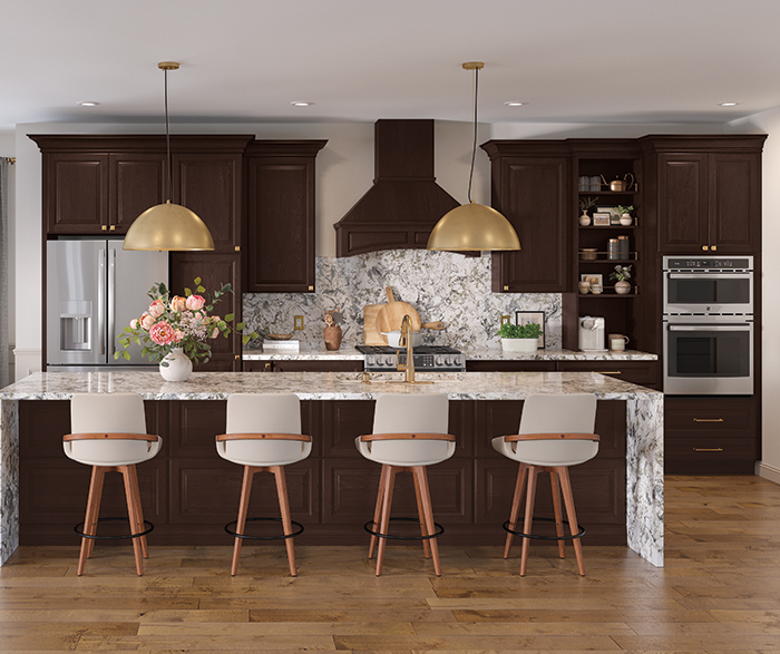 Home Office Cabinets in Gray Tones - MasterBrand