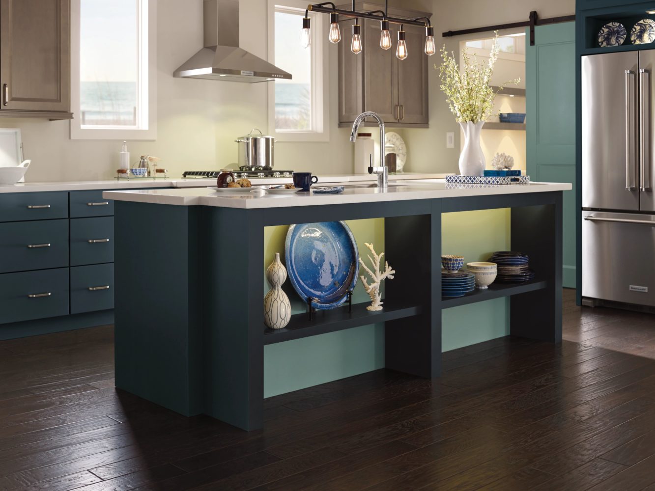 Favorite Blue Kitchen Cabinets - MasterBrand Design Blog